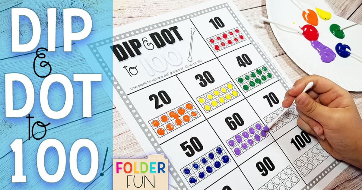 Counting To 100 Games File Folder Fun