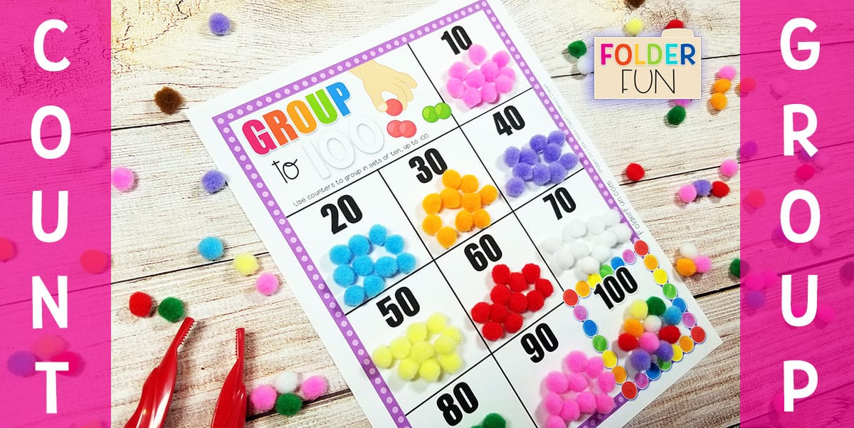 Counting To 100 Games File Folder Fun